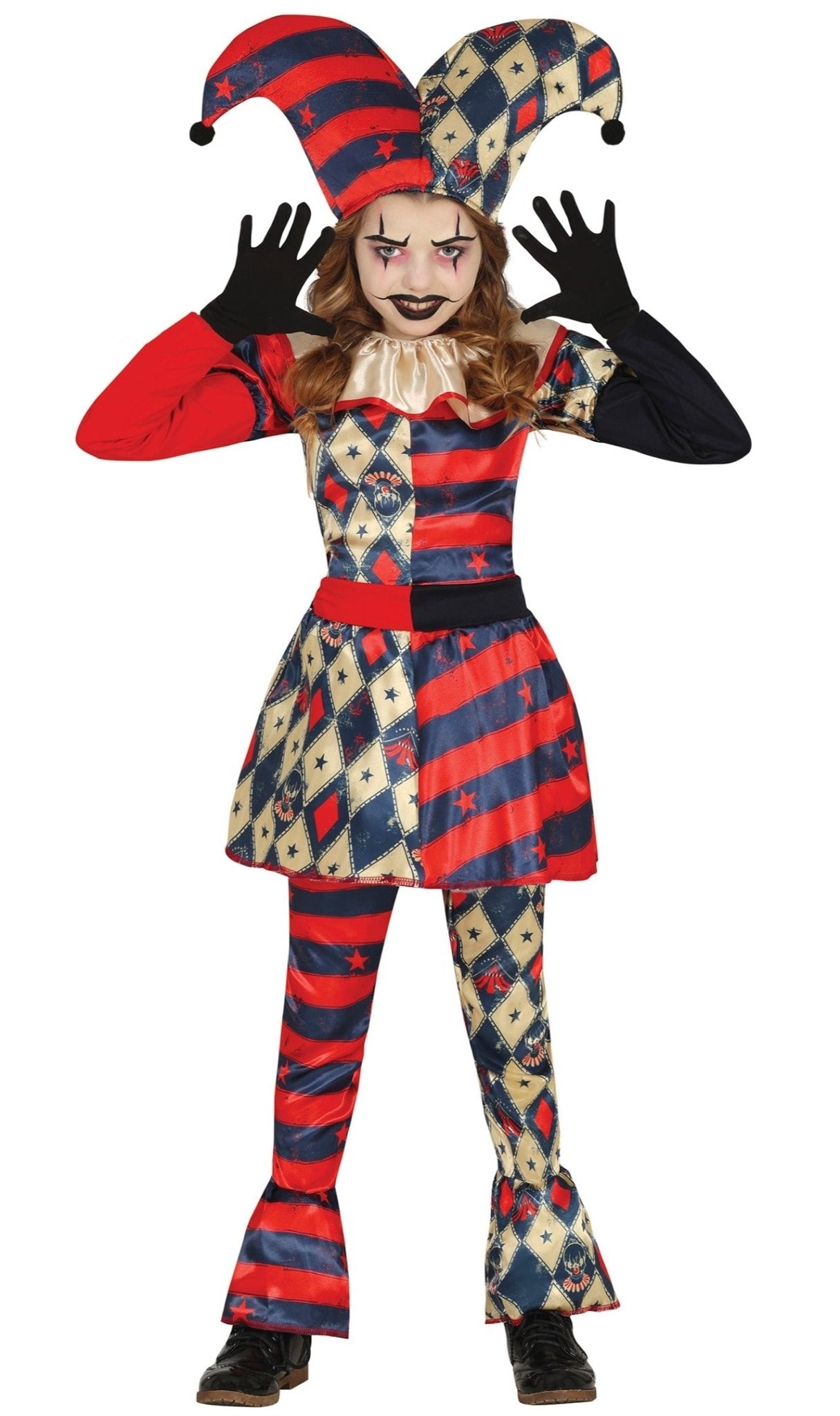 Dämonisches Harlekin-Kostüm für Halloween | Costumalia by Mister Kostüm